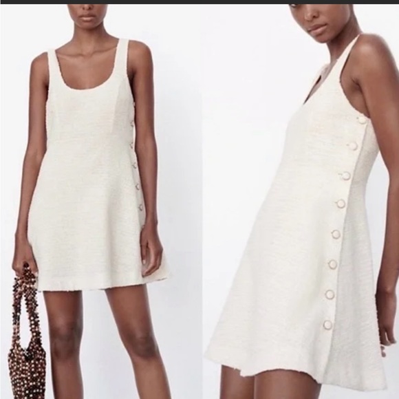 Zara | Dresses | Zara Tweed Dress | Poshmark